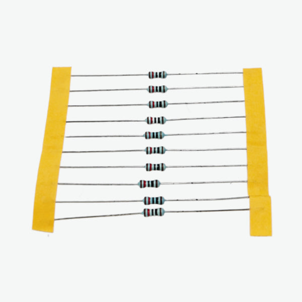 120 Ohm 1 4 Watt Resistor With 1 Tolerance Pack Of 10