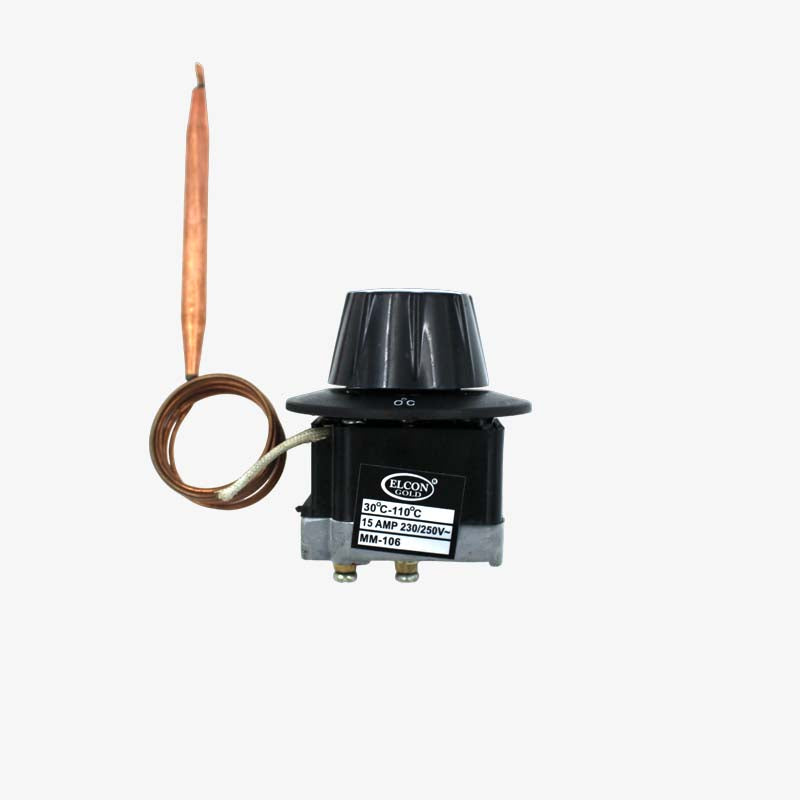 Elcon Gold Mini Capillary Thermostat Temperature Range 30-110 deg C (M – QuartzComponents