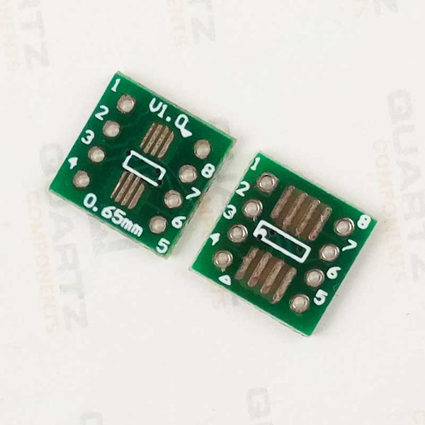 SO/MSOP/TSSOP/SOIC/SOP8 to DIP8 PCB Board – QuartzComponents