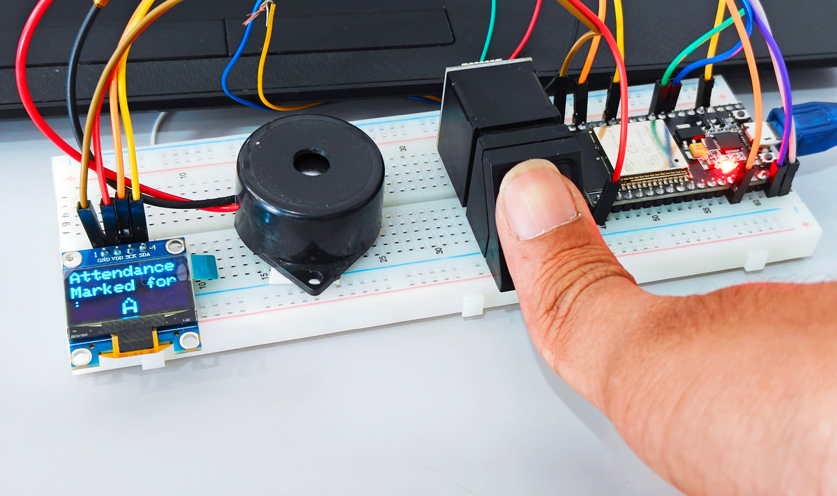 Diy Biometric Attendance System Using Esp32 Quartzcomponents 