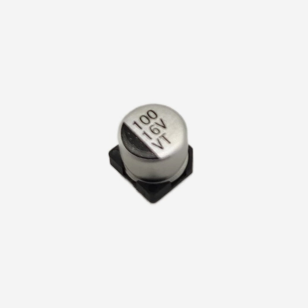 100uF 16V SMD Electrolytic Capacitor – QuartzComponents