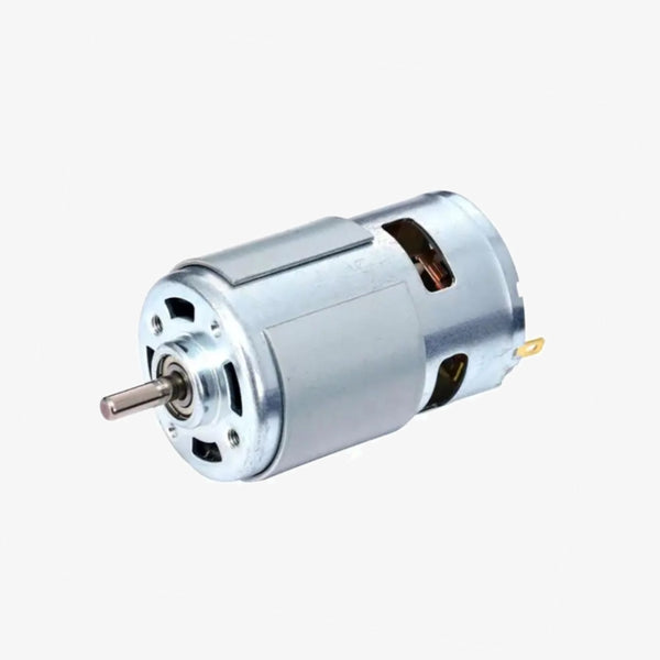 RS-775 DC Motor with Ball Bearing - 12V to 24V - High Torque (Round Sh ...
