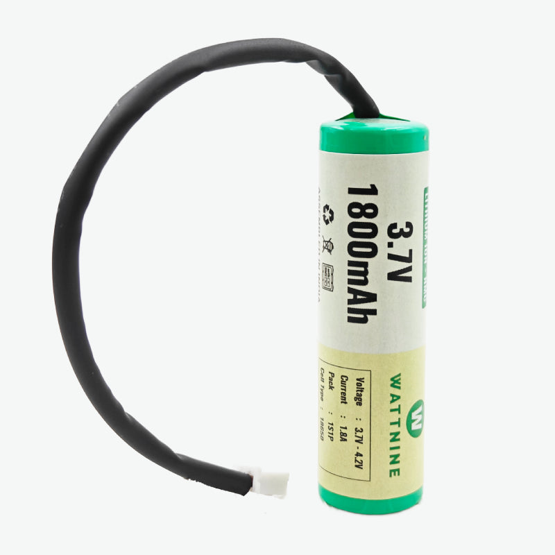 WATTNINE® 3.7V 1800mAh Rechargeable Lithium Battery Pack with Warranty ...