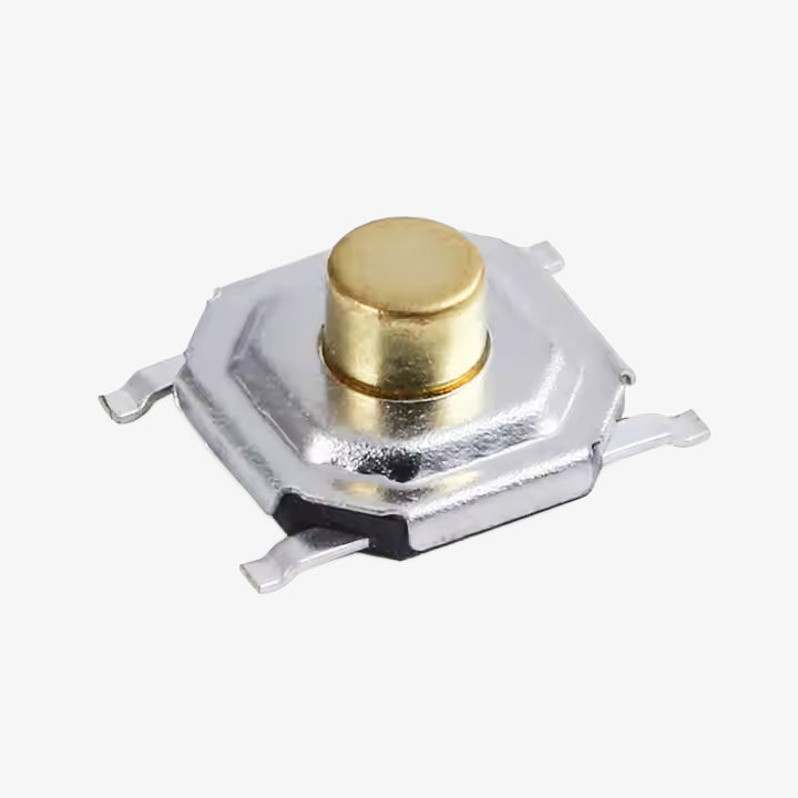4-Pin SPST Tactile Switch SMD (5.2x5.2x3.0mm) – QuartzComponents