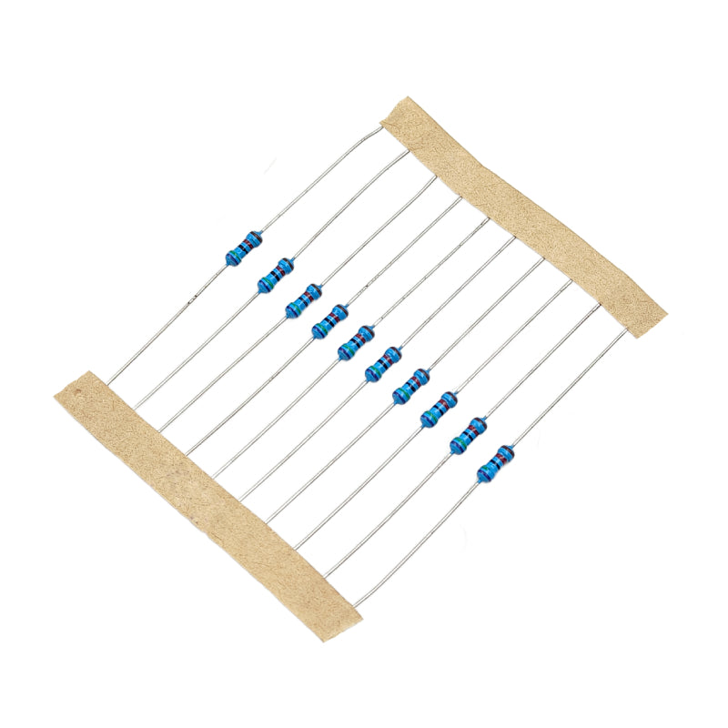 75K ohm 1/4 Watt Resistor with 1% tolerance (Pack of 10) – QuartzComponents