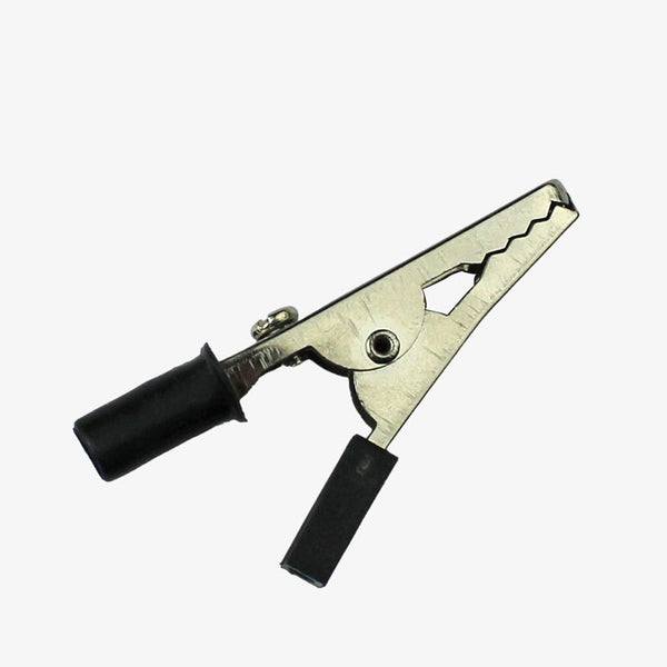 Crocodile Clip Small - Pair of red and Black – QuartzComponents