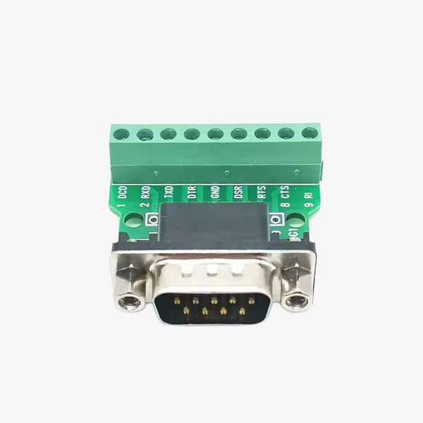 DB9 Male Screw Terminal to RS232/RS485 Conversion Board – QuartzComponents