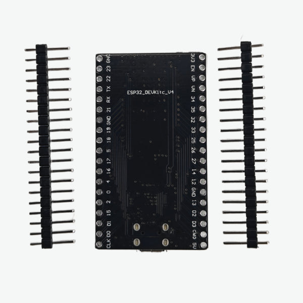 Black ESP32-DEVKITC Development Board Backboard – QuartzComponents