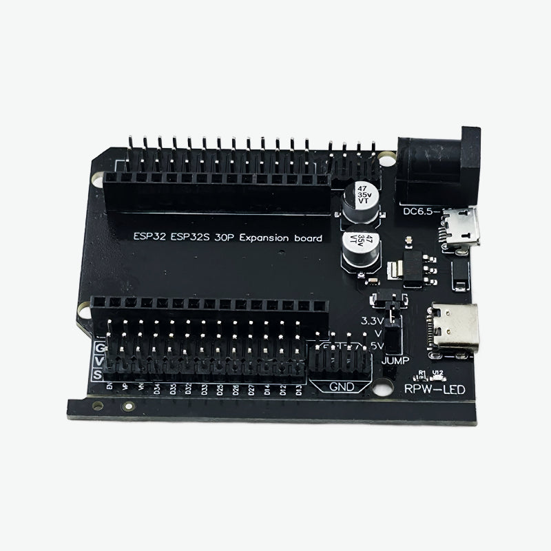 ESP32 WROOM 30 Pin GPIO Expansion Board Type-C USB – QuartzComponents