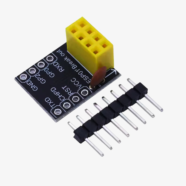 ESP8266 ESP-01/01S Breakout Board Breadboard Adapter – QuartzComponents
