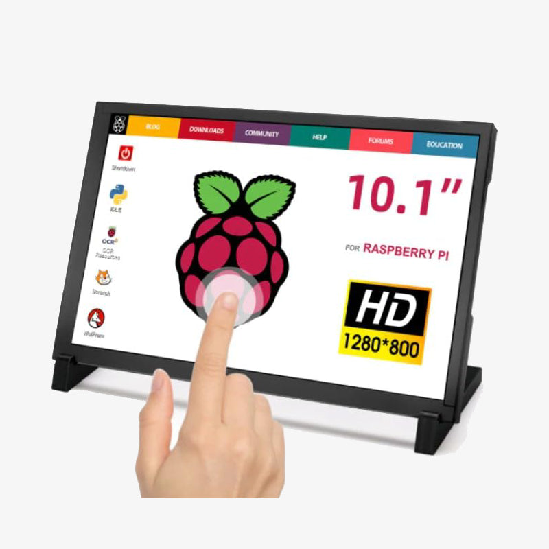 Elecrow 10.1 inch IPS 1280×800 Touchscreen Display Monitor with Acryli ...