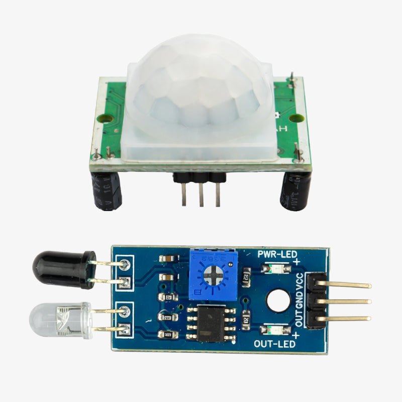 HC-SR501 PIR Motion Sensor with IR Sensor Module Combo – QuartzComponents