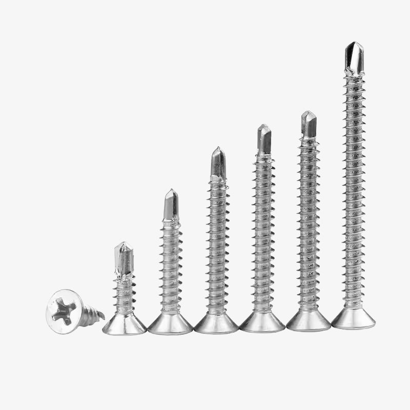 M3.9 X 38mm Stainless Steel CSK Self-Drilling Screw (Pack of 10 ...
