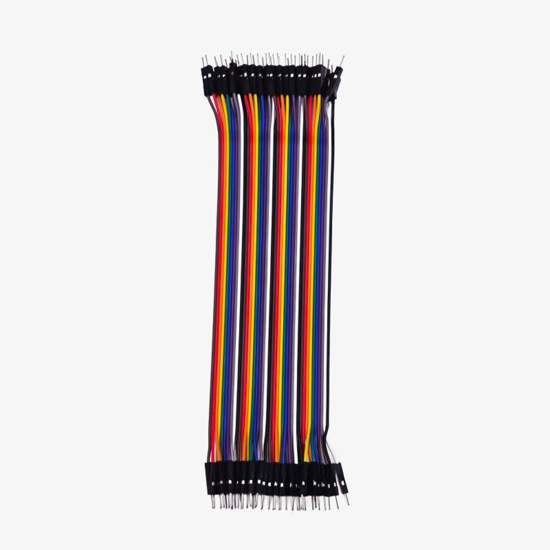 MB102 Colored Breadboard 830 Points with Jumper Wires - Male to Male a ...
