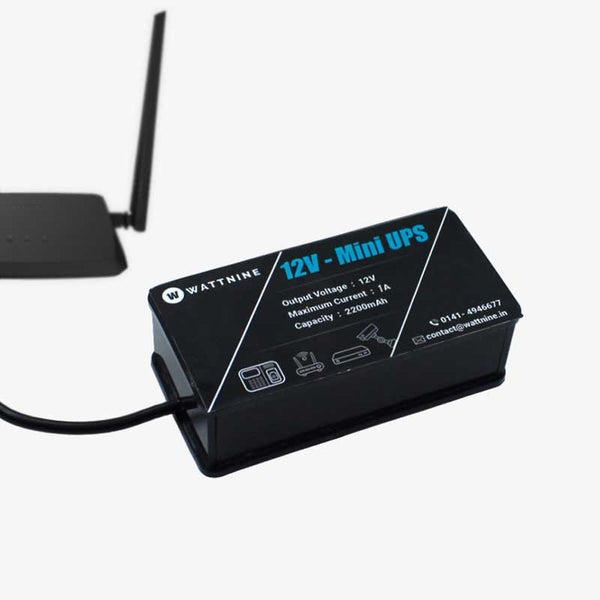 12V Mini UPS for WiFi Router and CCTV Camera - 12V 1A 2200mah ...