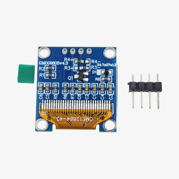 OLED Display 0.96 Inch I2C Interface - Buy 4 Pin Blue SSD1306 OLED ...