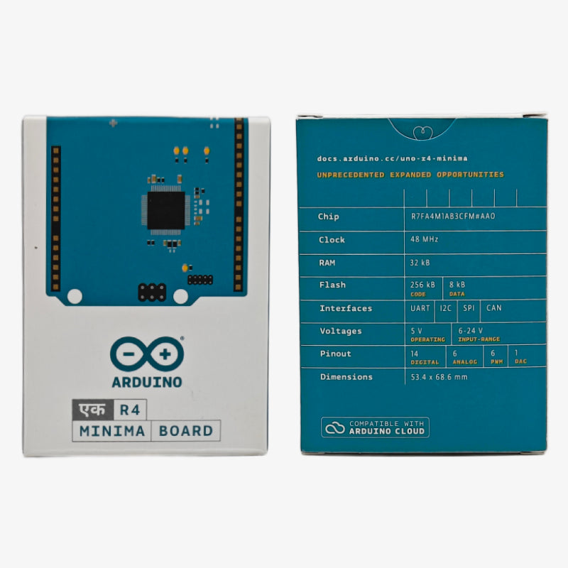 Official Arduino UNO EK (एक) R4 Minima - Made in India – QuartzComponents