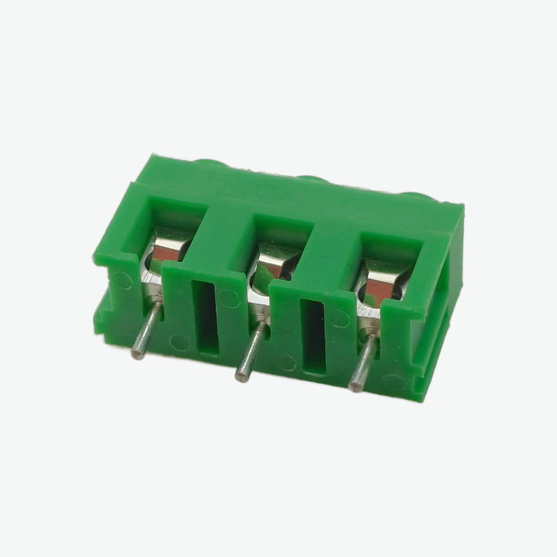 3 Pin PCB Mount Terminal Block Connector (Screw Type) - 7.62mm Pitch ...