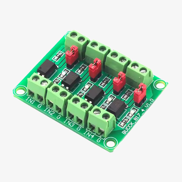 PC817 4-Channel Optocoupler Isolation Module – QuartzComponents