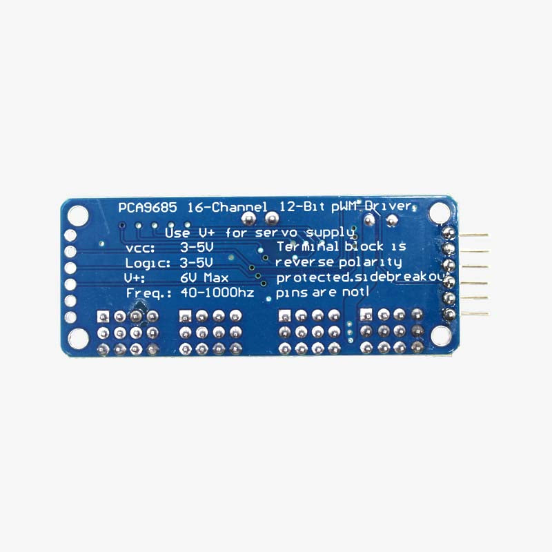 PCA9685 16-Channel 12-bit PWM/Servo Driver - I2C interface ...