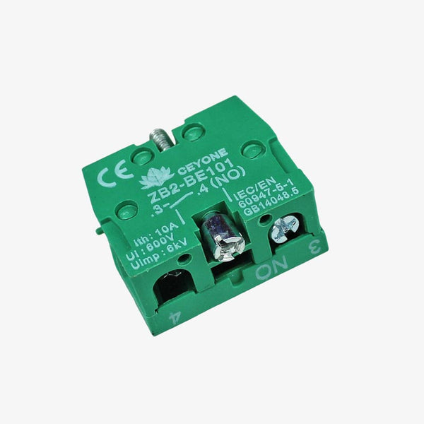 Ceyone ZB2-BE101 Green Push Button Contact Element For Elevator 22.5mm ...