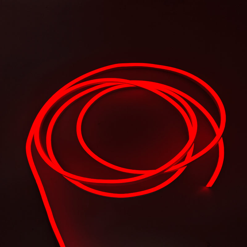 Red Color Neon Flexible Strip Light 12V DC Waterproof LED light for De ...