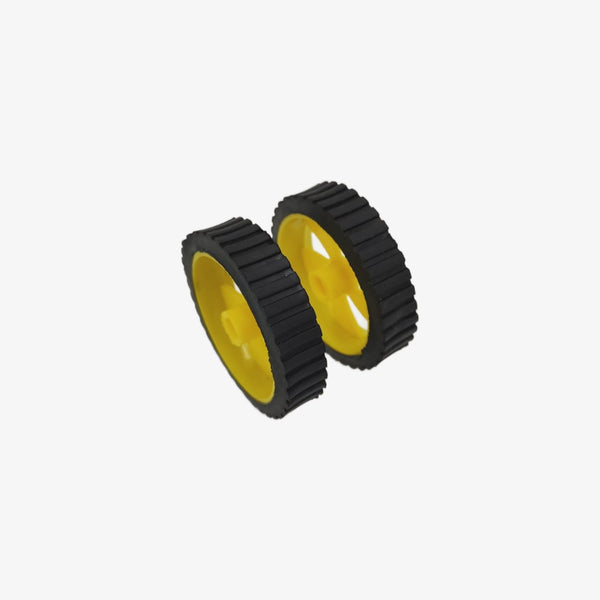 Robot BO Wheel 45 x 11 mm for DC Geared Motor (Pack of 2 ...