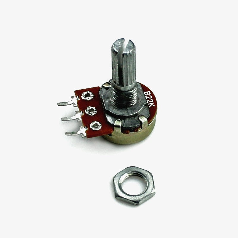 22K Ohm Potentiometer - Large 3 Pin 15mm Potentiometer – QuartzComponents