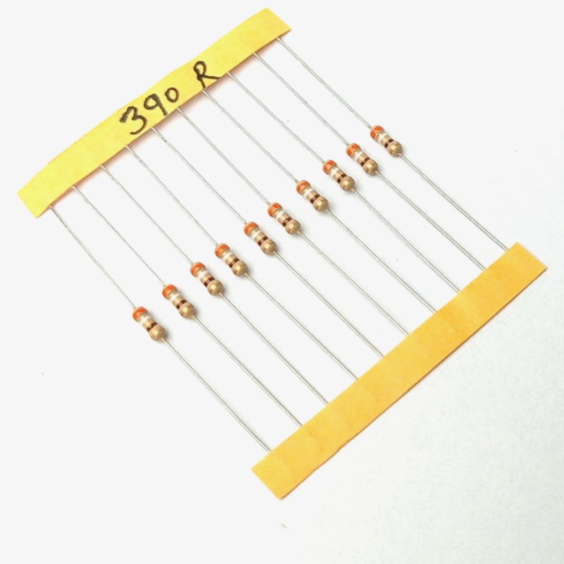10k Resistor 390E 0.25W – 390 Ohm Resistor 1/4W – C.B.Electronics 3 Ohm ...