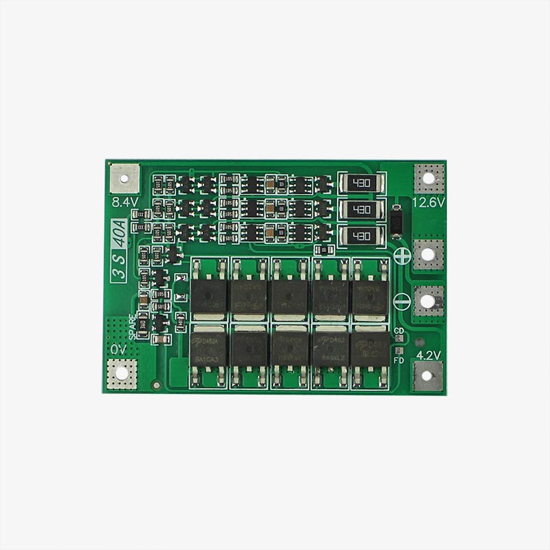 3S 40A Li-ion Battery Protection BMS Board for 3.7V NMC cells ...