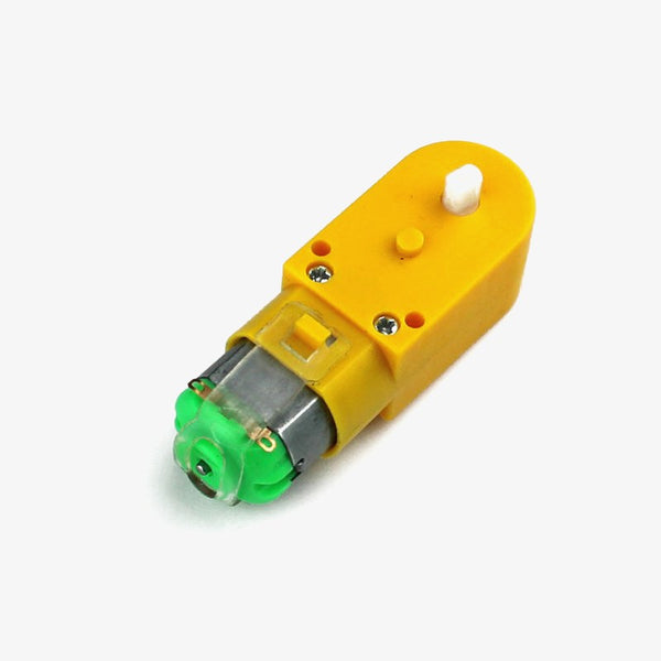 BO Motor Single Shaft with 100RPM (Straight) - DC Motor – QuartzComponents