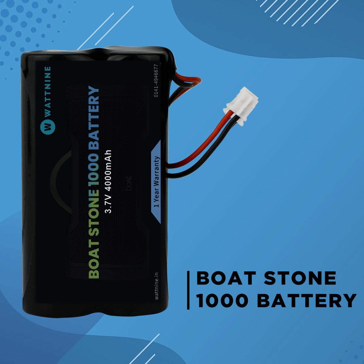 Boat Stone 1000 Battery with 1 Year Warranty – QuartzComponents
