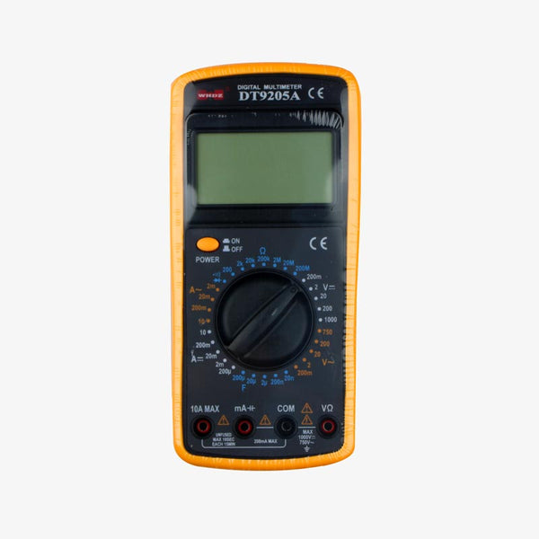 DT9205A Digital Multimeter with Probes and Battery – QuartzComponents