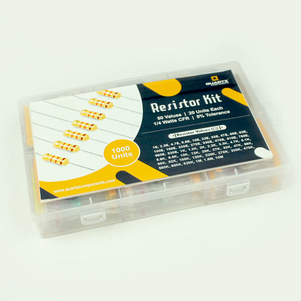 Resistor Mega Combo Kit (50 values, 20 each - 1000 resistors ...
