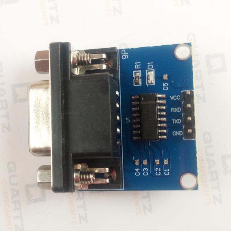 MAX3232 - RS232 to TTL Serial Port Converter Module – QuartzComponents