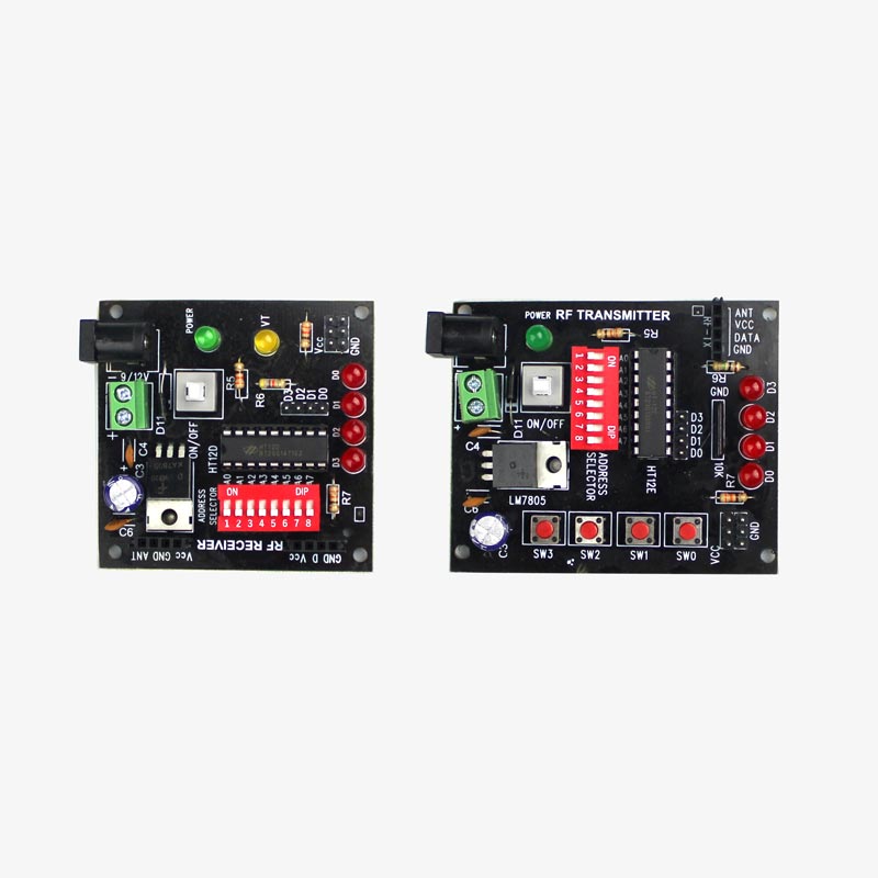 Rf Transmitter And Receiver Module With Encoder And Decoder Ic For 433 Quartzcomponents