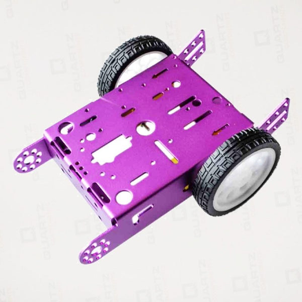 2WD Aluminum Smart Robot Car Chassis Kit DIY – QuartzComponents