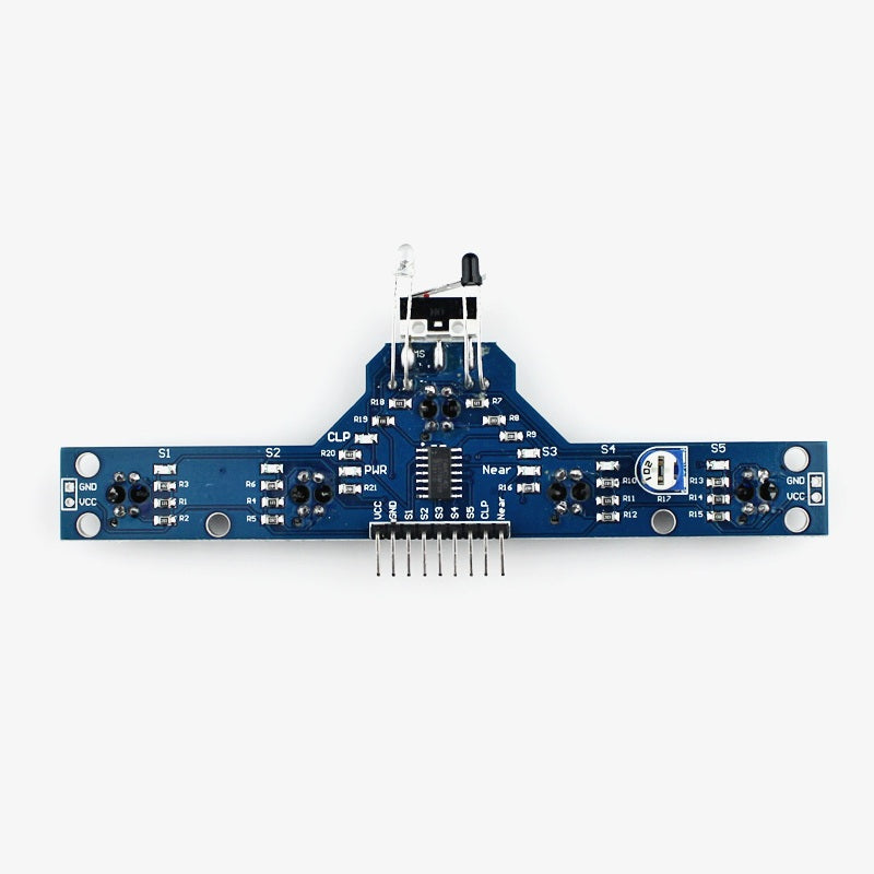 TCRT5000 Five Way Road Tracing Sensor – QuartzComponents