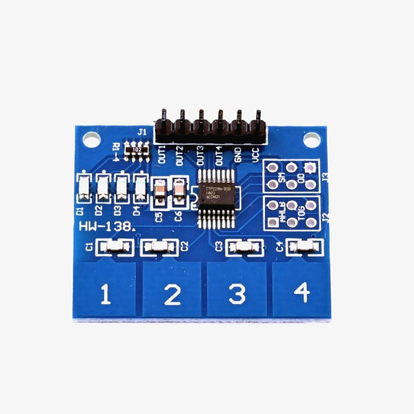 TTP224 4-Channel Touch Sensor Module - Buy Touch Sensor Module Online ...